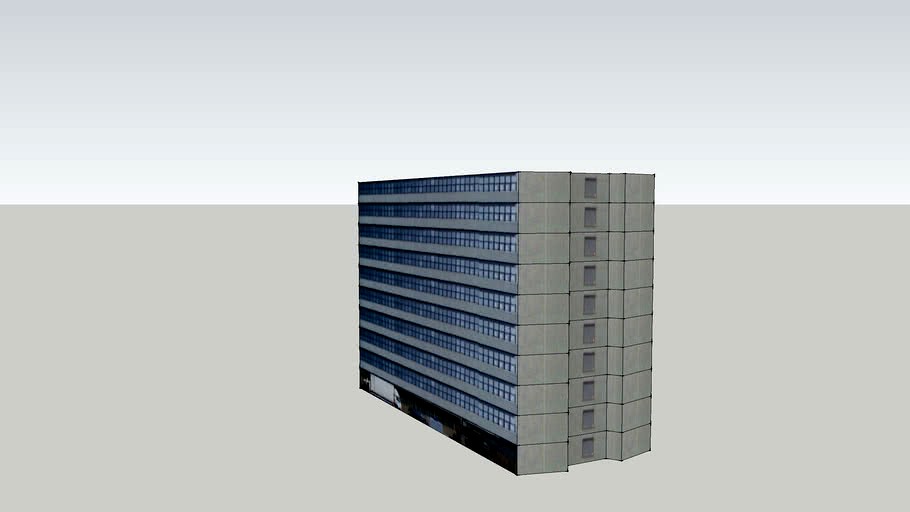 maritime house barking 3d model