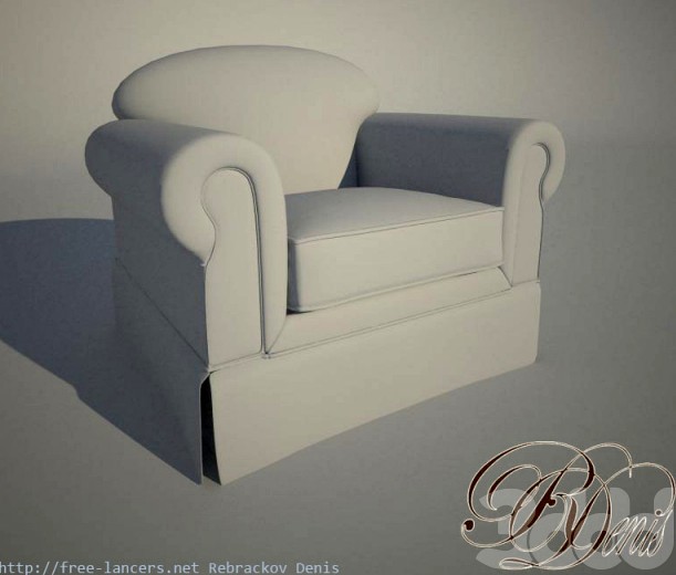 Kreslo_Classic 3d model