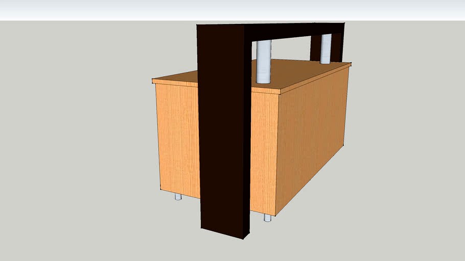 Reception Table 3d model