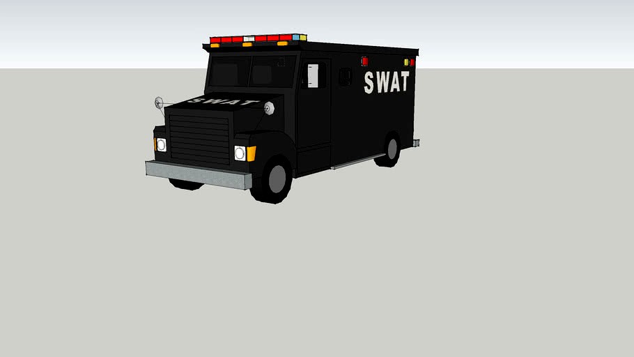 Swat Van 3d model