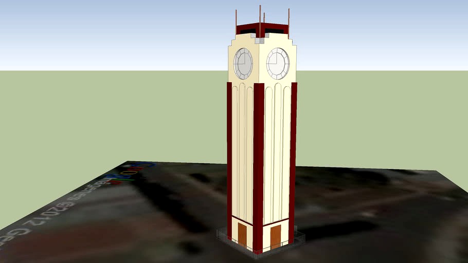 El reloj de Diriamba 3d model