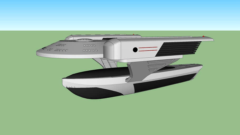Oberth Class Starship 3d model