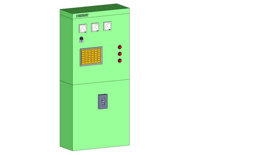 Indoor Substation Control Panel 3d model