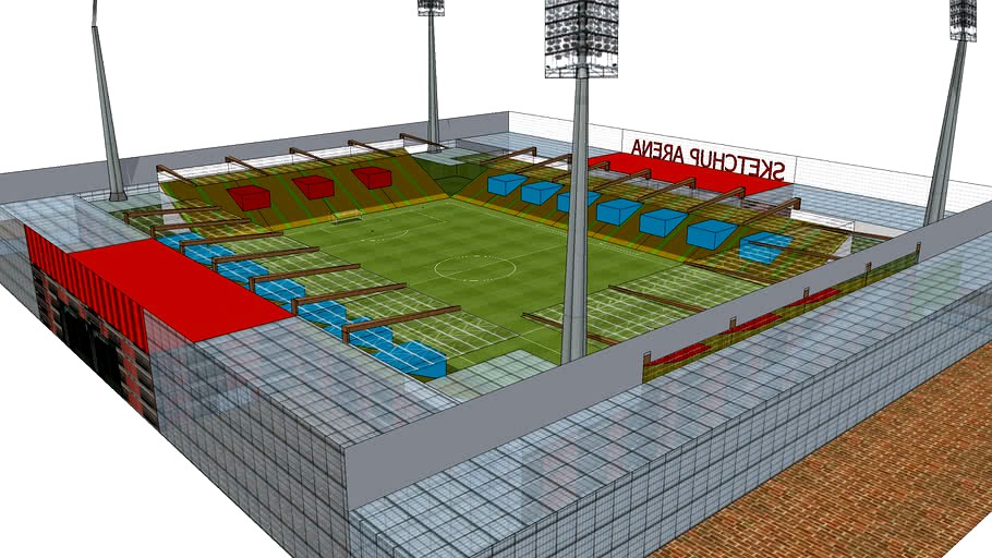 SKETCHUP ARENA 3d model