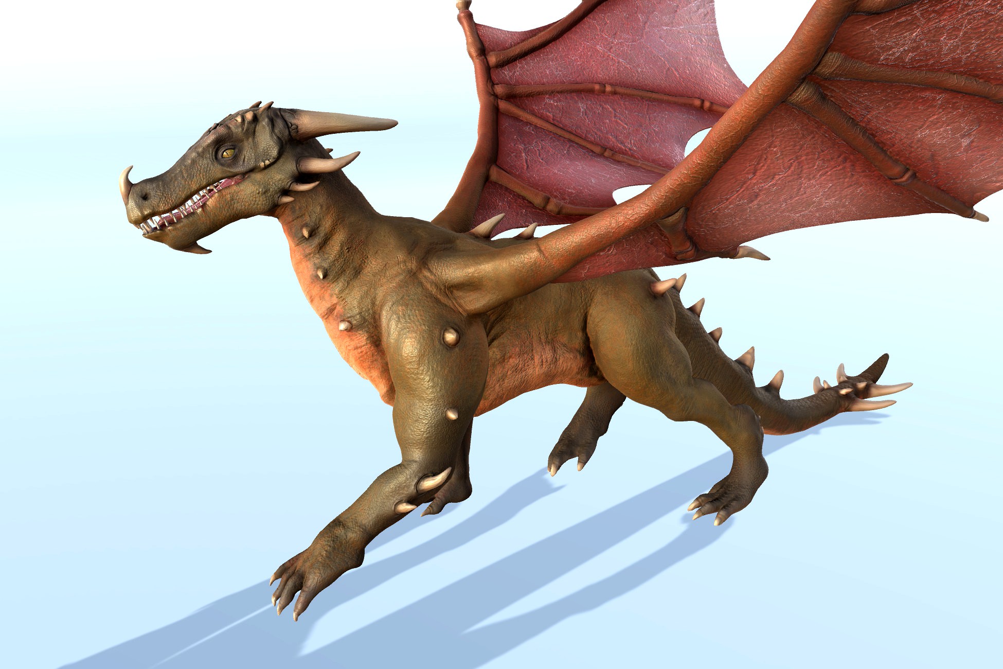Green Dragon 3d model