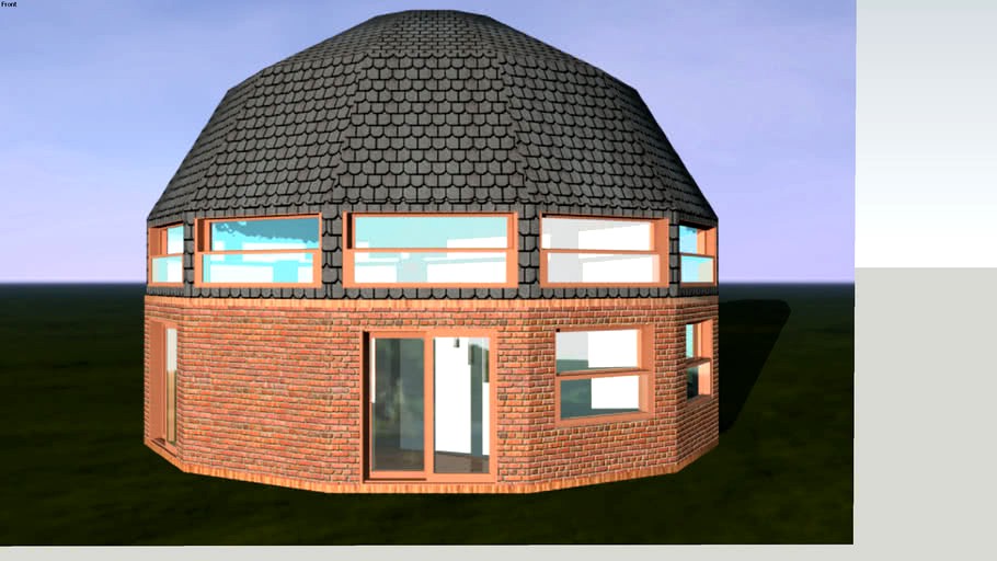 Small Done House 3d model