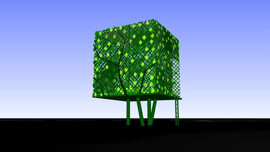 LIVINGTREE shelter 3d model