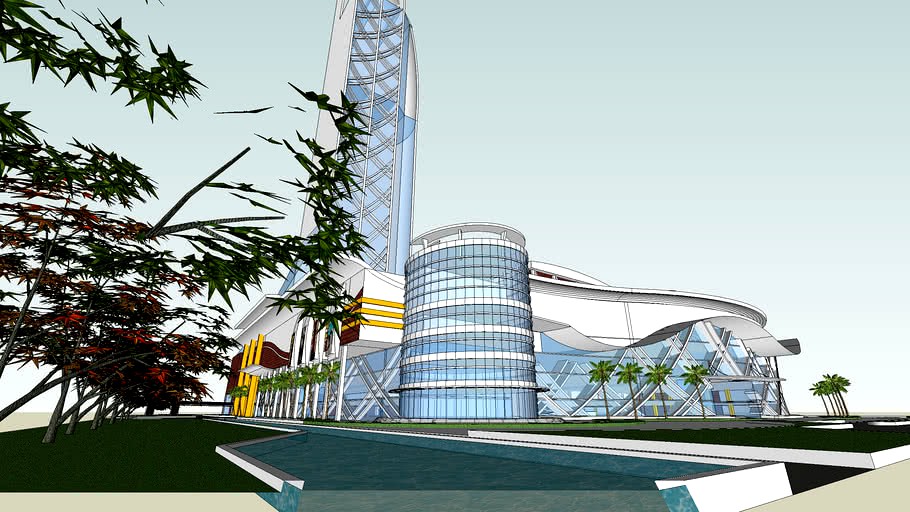 naga tower 3d model