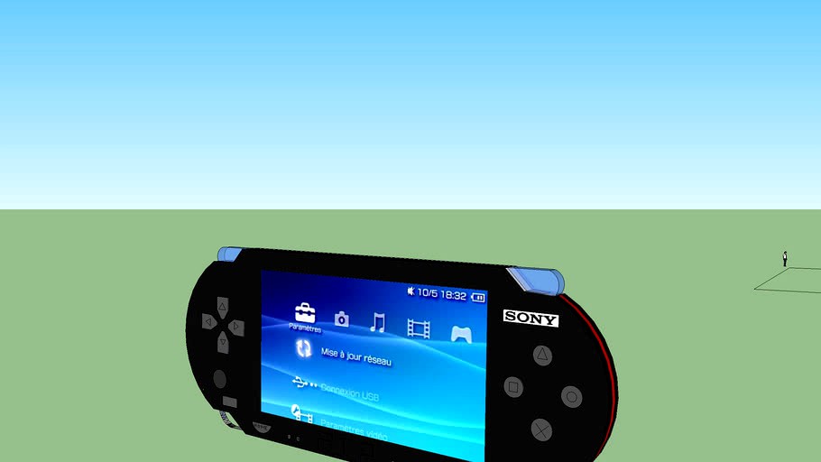 PSP 3d model