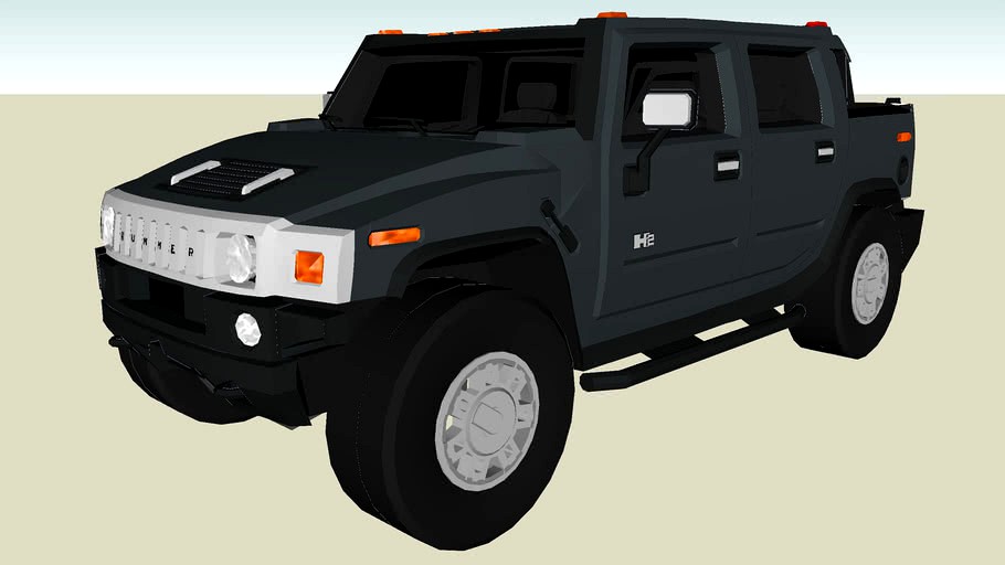 2004 Hummer H2 3d model
