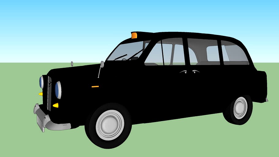 London Taxi LTI 3d model
