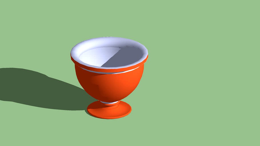 Pot Bunga 3d model