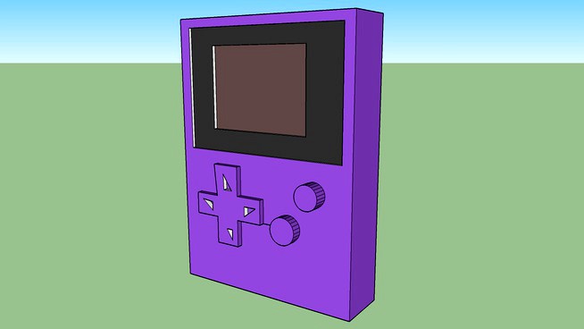 Game Boy Color 3d model