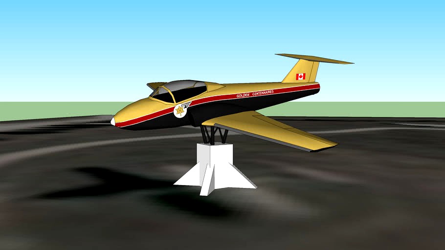 Canadair CT-114 Tutor 3d model