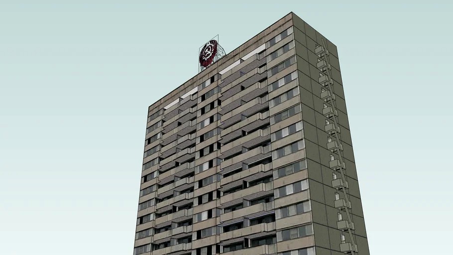 Pripyat Voskhod building 3d model