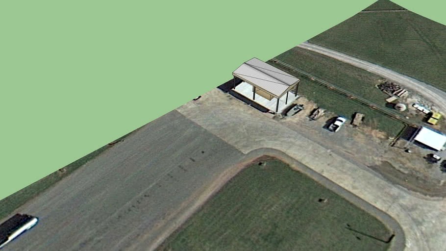 shed prop on Red River Terminal 3d model