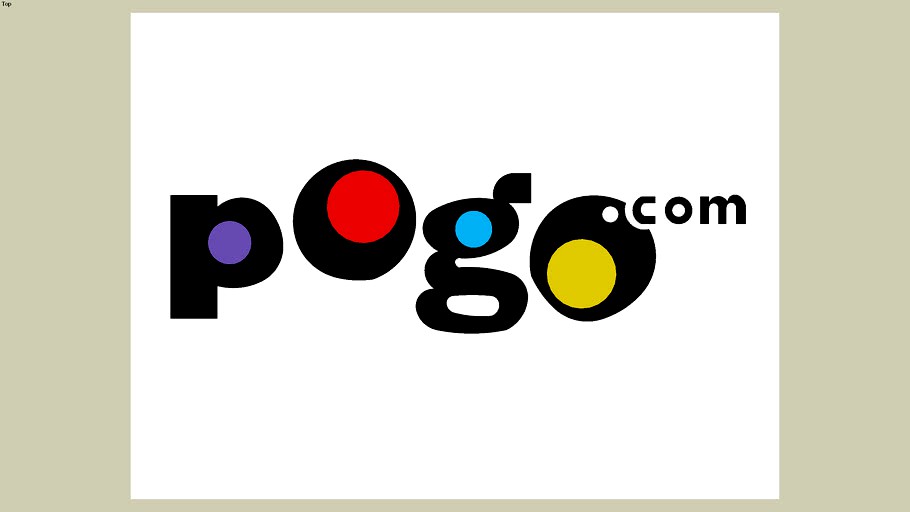 Pogo Logo 3d model