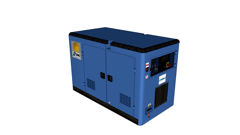 Générateur SDMO 3d model