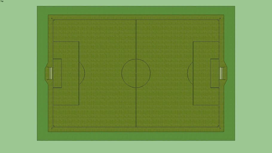 Football Pitch 3d model