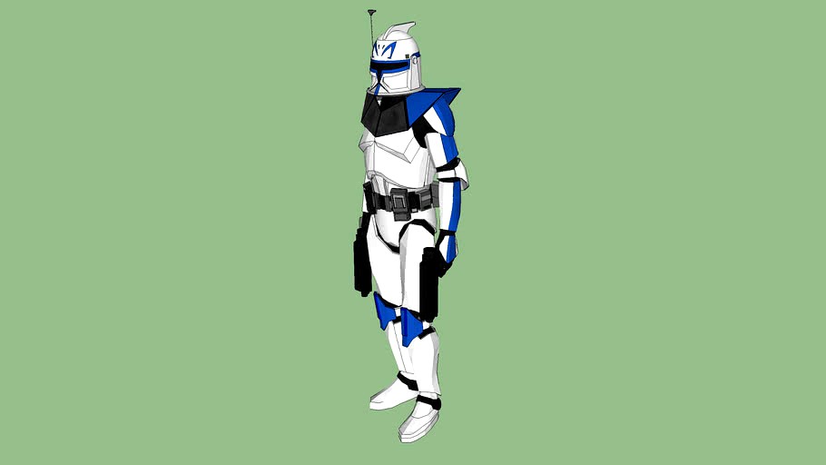 Captain Rex 3d model