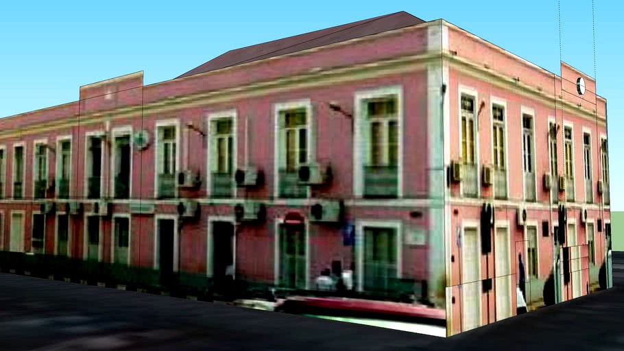 PRÉDIO COLONIAL LUANDA 3d model