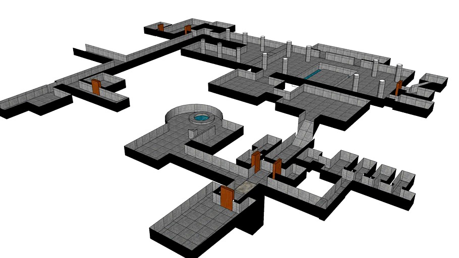 Simple dungeon model 2 3d