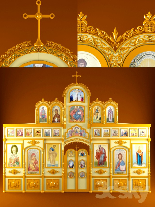 The Iconostasis 3d model