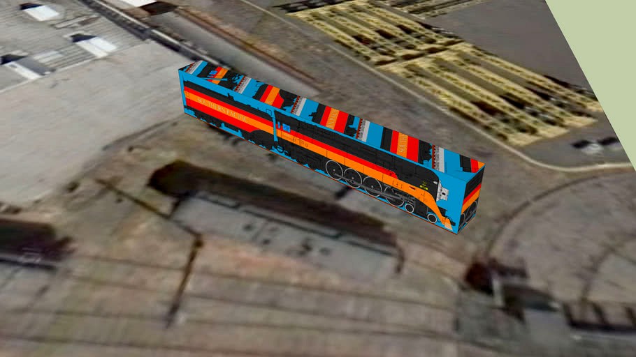 Southern Pacific 4449 Daylight 3d model