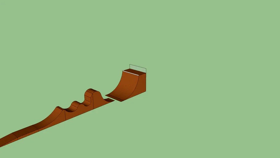 bump ramp 3d model
