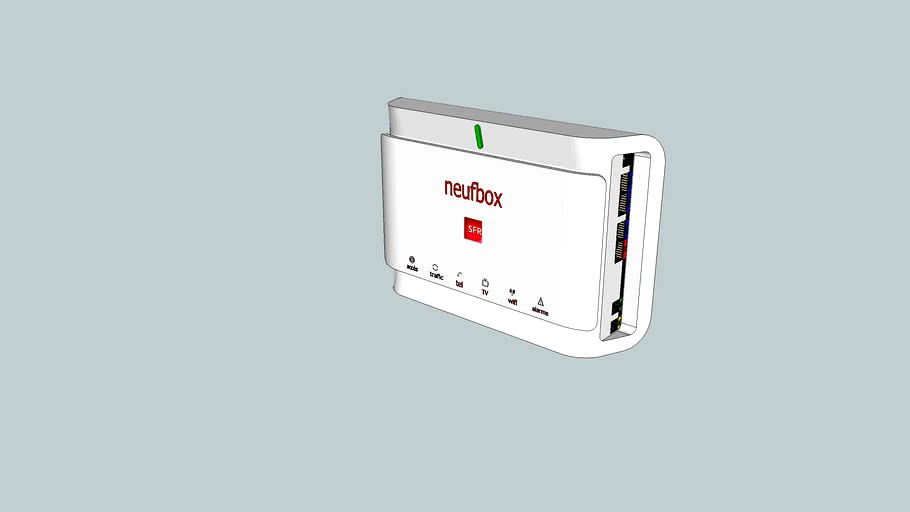 Neufbox SFR nb4 3d model