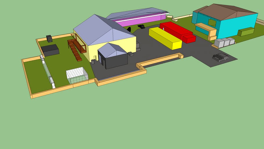 call of duty nuktown map 3d model