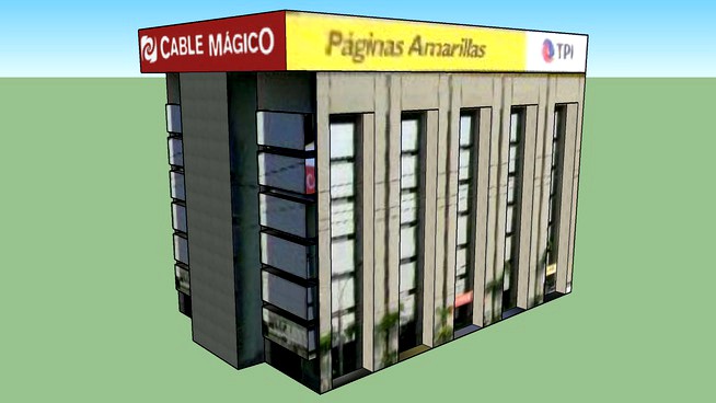 Edificio Telefónica (?), Paseo de la República 3d model