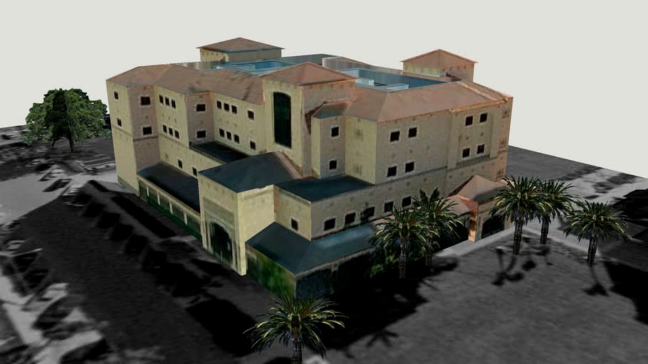Vera Lea Rinker Hall (PBA) 3d model