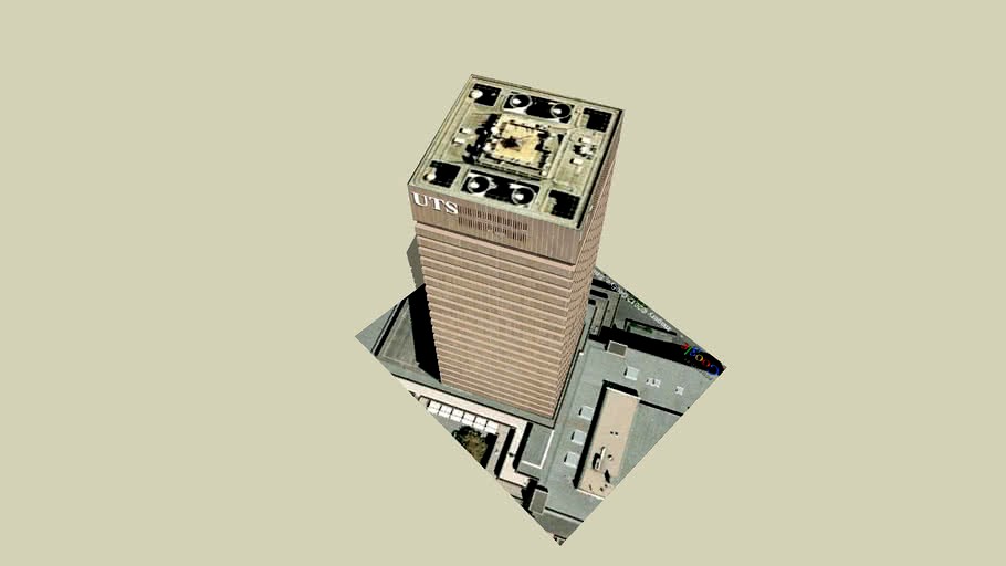 UTS Tower Building 3d model