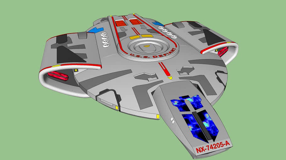 USS Defiant 3d model
