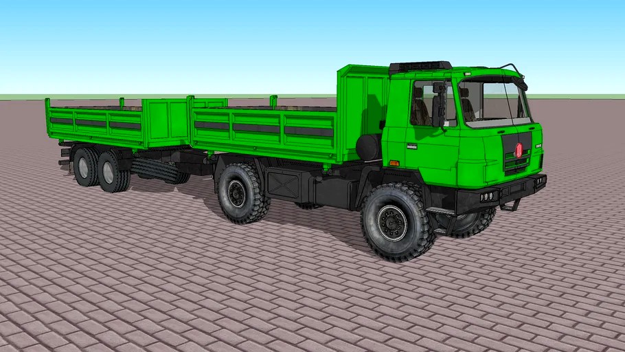 Tatra 4x4 3d model