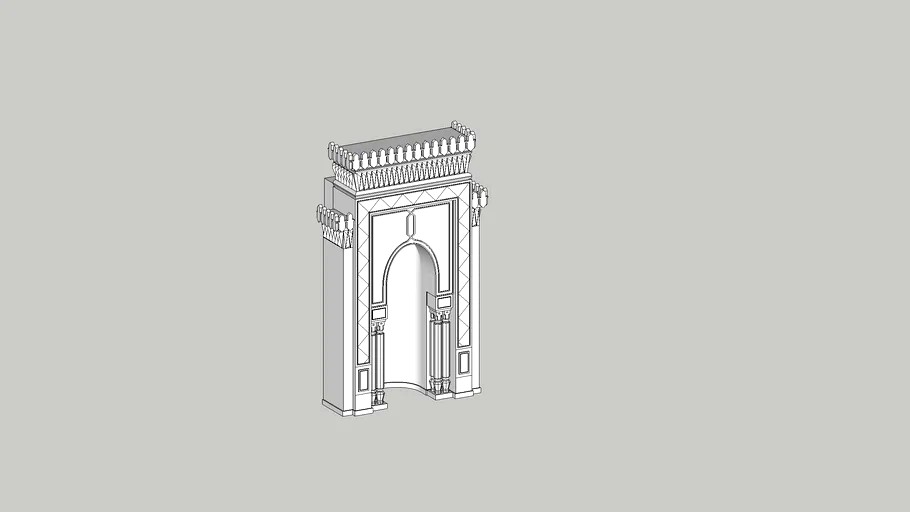 Mihrab 'Islamic Architect' 3d model