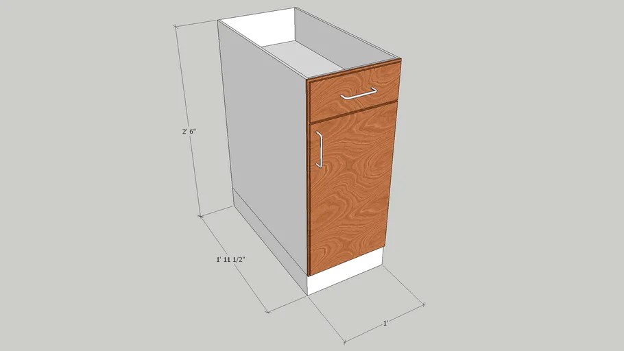 Dynamic Kitchen Base Cabinet 3d model