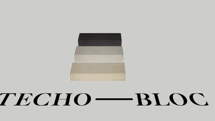 Techo-Bloc - Raffinato Steps 3d model