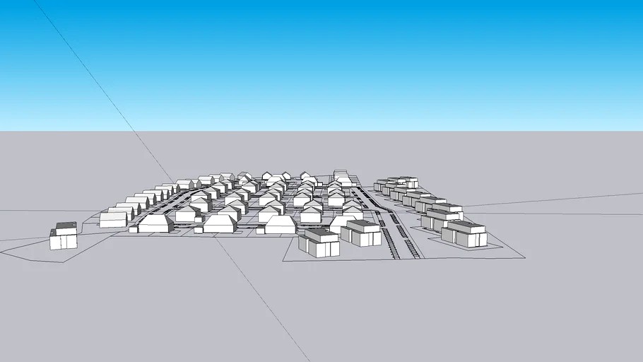 urban planning 3d model