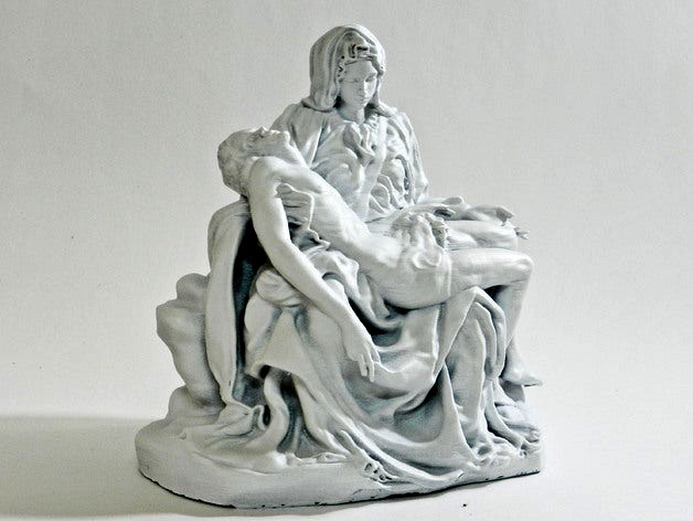 PIETA IN ST. PETER'S BASILICA, VATICAN by pampasnet 3d model