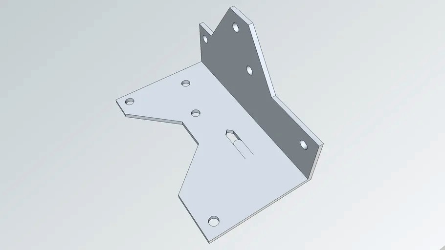 Simpson Strong Tie #A34 Steel Framing Angle 3d model