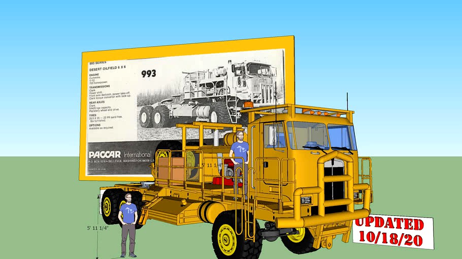 KENWORTH 993 'This is the next Project' (UPDATED) 3d model