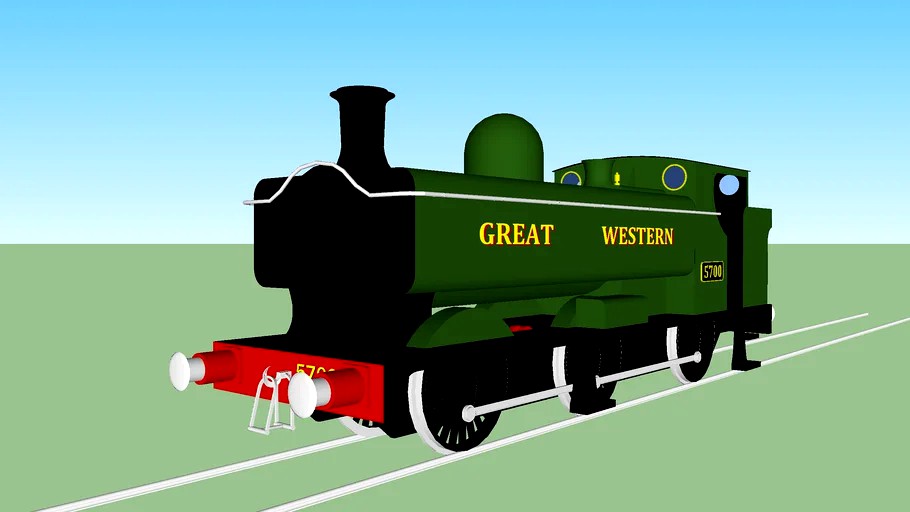 Great Western Railway No. 5700 (1929-1934) 3d model