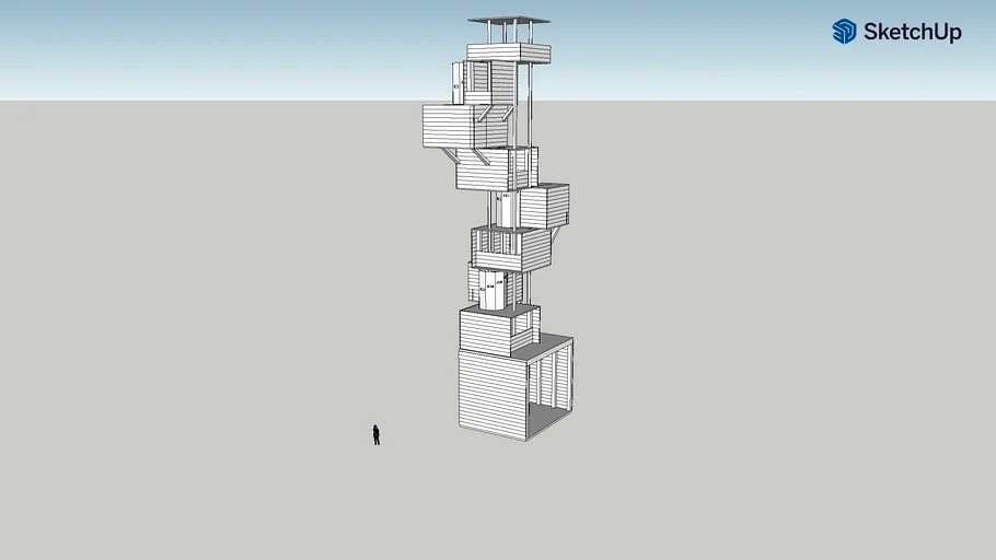 Lindsay Tower 3d model