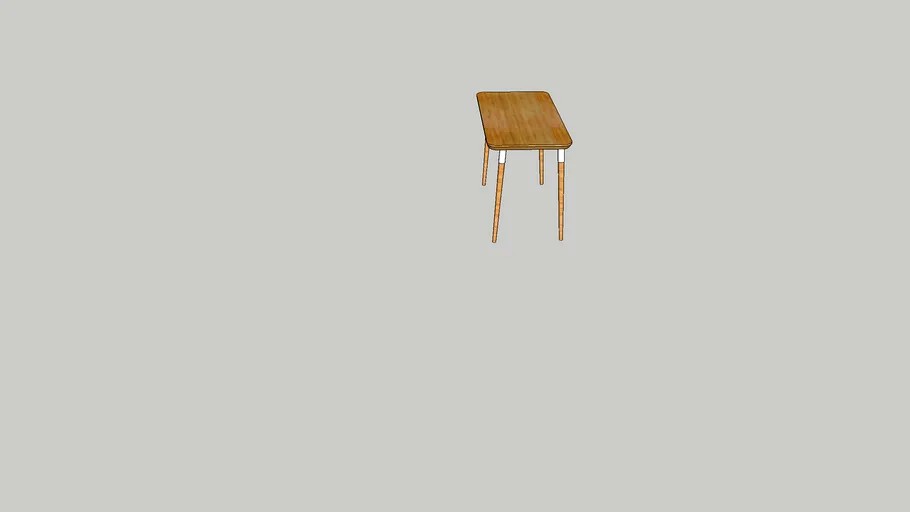 Ikea- desk ANFALLARE 3d model