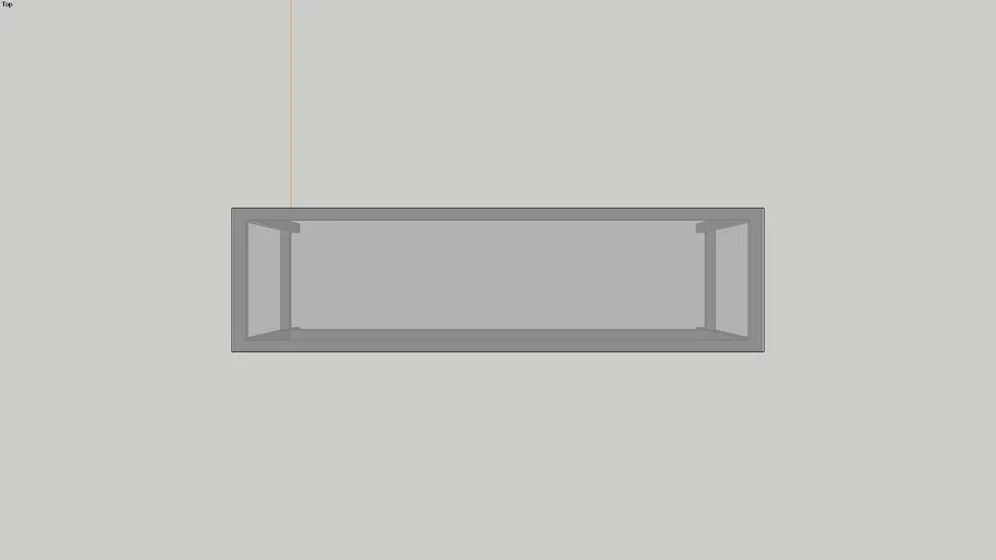 EQ3 CUSTOM CONSOLE TABLE 3d model