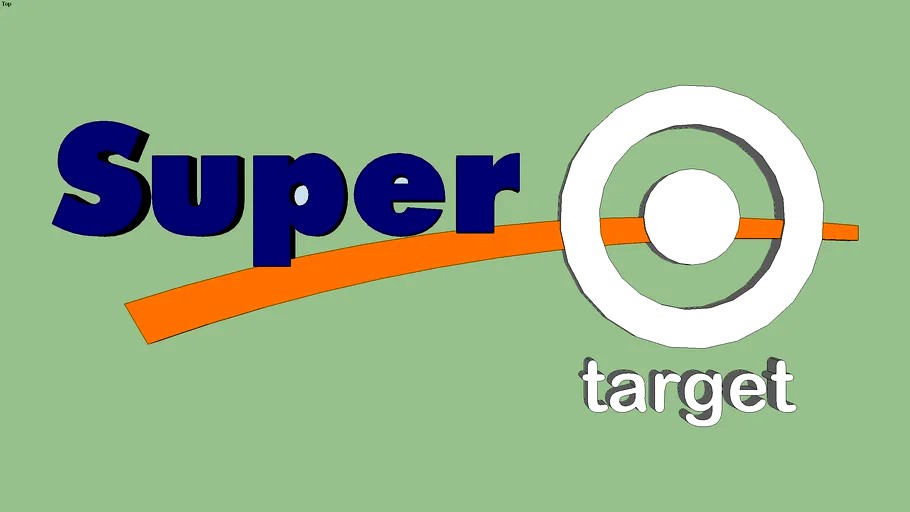 Next Generation SuperTarget Logo - Future 3d model