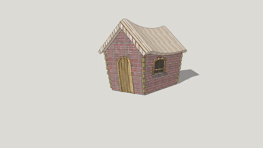 Cottage game assets 3d model