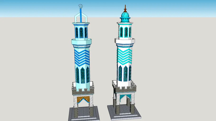 MENARA MINIMALIS 3d model